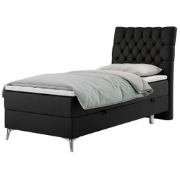 BOXBETT MILEN 90/200 Schwarz Kunstleder - H4 - Rechts Seite