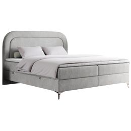 BOXBETT EIRA 120/200 Hellgrau Struktur - H3