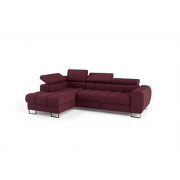Fun M&ouml;bel ECKSOFA Bastien Mit Schlaffunktion