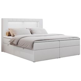 BOXBETT GOLD-5 LED 140/200 Wei&szlig; Kunstleder - H4