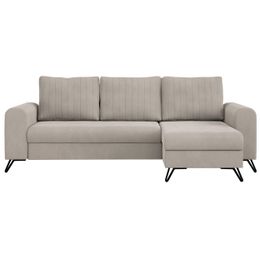 ECKSOFA Axel Samt Ecru