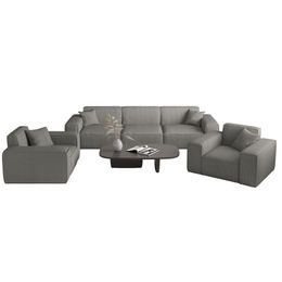 Fun M&ouml;bel SOFASET Celes Premium 3-1-1 Stoff Scala