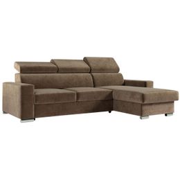 ECKSOFA FOX-L Braun