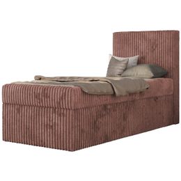 JUGENDBETT TILIO 90/200 - Rosa - H3 - Rechts Seite
