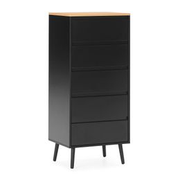 KOMMODE 50/115/40 Desi schwarze Farbe