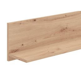 Wandregal Home Affaire "LAVAL, Schwebendes Regal, Wandkonsole, Wandboard", braun (artisan eiche), B:120cm H:24cm T:19,5cm, Holzwerkstoff, Regale, Wandregal, Ablageboden, Wandmontiert, Gesamtbreite 120 cm