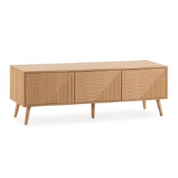 TV-ELEMENT Telmo 3 t&uuml;ren Eichenfarbe 130 cm