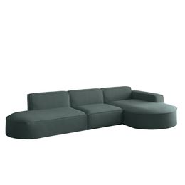 Fun M&ouml;bel ECKSOFA Ottomane Palma Opera Velvet