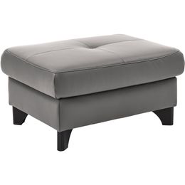 Hocker DIE PLANBAR "PN-EM23166", grau (granit), B:86cm H:45cm T:65cm, Hocker, Polsterhocker, Aufklappbar mit Stauraum, stylische Metallf&uuml;&szlig;e