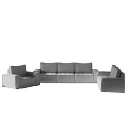 Fun M&ouml;bel SOFASET Sande 3-2-1 In Raven