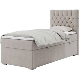 BOXBETT PERA 90/200 Beige Struktur - H3 - Rechts Seite