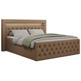 BOXBETT GOLD-9 LED 120/200 Braun Kunstleder - H4