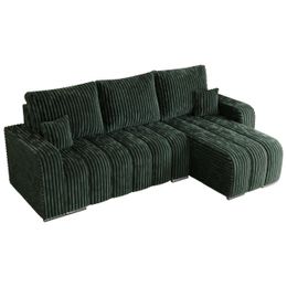 ECKSOFA KIRASSO L Gr&uuml;n Cord