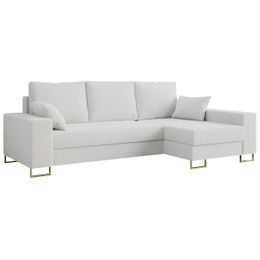 ECKSOFA Dorian Boucle Wei&szlig;
