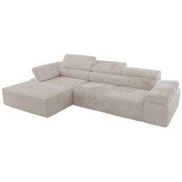 ECKSOFA RILASSO L Beige Cord - links