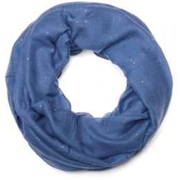 Loop styleBREAKER "Loop mit Glitzer unifarben", Damen, blau (royalblau), Obermaterial: 100% Viskose CV., Modisch, Modet&uuml;cher Loop