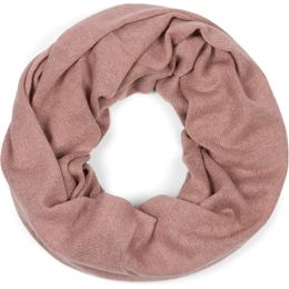 Loop styleBREAKER "Feinstrick Loop 2-Tone", Damen, rosa (altrose), Obermaterial: 50% Viskose CV. 50% Polyester PES., Modisch, Modet&uuml;cher Loop