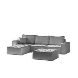 Fun M&ouml;bel ECKSOFA Sande In Raven