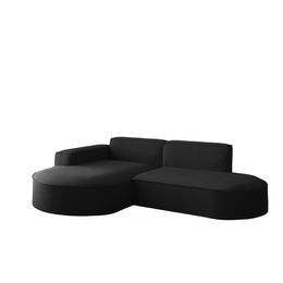 Fun M&ouml;bel ECKSOFA Palma Xs Ottomane Opera Velvet