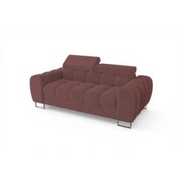 Fun M&ouml;bel SOFA 2-sitzer Bastien In Stoff Terra