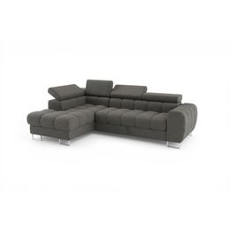 Fun M&ouml;bel ECKSOFA Bastien Mit Schlaffunktion