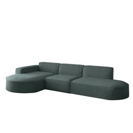 Fun M&ouml;bel ECKSOFA Ottomane Palma Opera Velvet