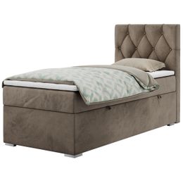 BOXBETT ALDA 90/200 Braun Velvet - H3 - Rechts Seite