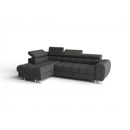 Fun M&ouml;bel ECKSOFA Bastien Mit Schlaffunktion