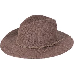 Sonnenhut styleBREAKER "Panama Strohhut", Damen, rosa (mauve), Obermaterial: 100% Papierstroh PAS., Modisch, H&uuml;te
