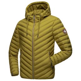 Steppjacke Navahoo "Fey-Tun", Herren, Gr. XXL (56), gr&uuml;n (moosgr&uuml;n), Obermaterial: 100% Polyester. Futter: 100% Polyester. Wattierung: 100% Polyester. &Auml;rmelfutter: 100% Polyester, figurumspielend h&uuml;ftbedeckend, &Auml;rmel ohne &Auml;rmelschlitz elastischer Bund, Jacken Steppjacke, stylische &Uuml;bergangsjacke mit Kapuze