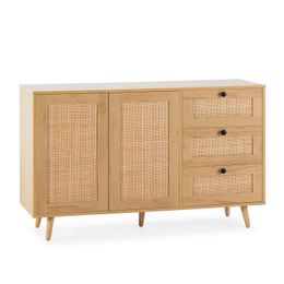 SIDEBOARD Bella 3 Schubladen 2 Eichent&uuml;ren