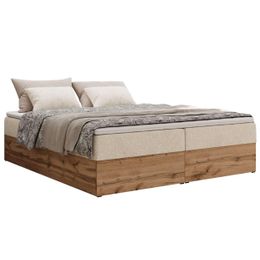 BOXBETT WOOD ZERO 200/200 - Creme Struktur - H4 - Topper Visco