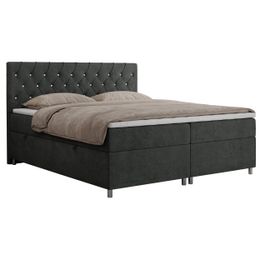 BOXBETT ROMA 140/200 - Hellgrau Strukture - H3