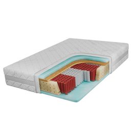 TASCHENMATRATZE CALVI - 200/200 - H3/H4 - Sivo