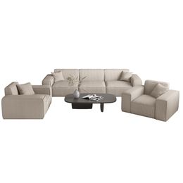 Fun M&ouml;bel SOFASET Celes Premium 3-1-1 Stoff Scala