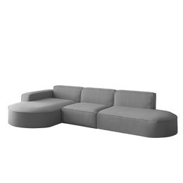 Fun M&ouml;bel ECKSOFA Ottomane Palma Opera Velvet