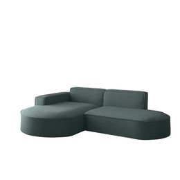 Fun M&ouml;bel ECKSOFA Palma Xs Ottomane Opera Velvet