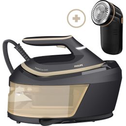 Philips Dampfb&uuml;gelstation "PSG6064/80 PerfectCare 6000 Series", schwarz, Dampfb&uuml;gelstationen, 2.400 Watt, OptimalTemp, 600 gr Dampfsto&szlig;