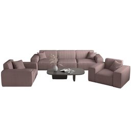 Fun M&ouml;bel SOFASET Celes Premium 3-1-1 Stoff Scala