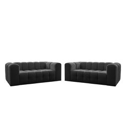 Fun M&ouml;bel SOFASET Solvie 2-2 In Moly
