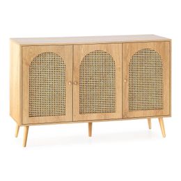 SIDEBOARD Luna 3 t&uuml;ren Eichefarbe