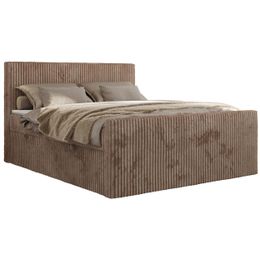 BOXBETT TILIANO DUO 140/200 - Braun Cord - H3