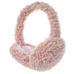 Ohrenw&auml;rmer styleBREAKER "Ohrenw&auml;rmer Teddypl&uuml;sch", Damen, rosa (altrose), Obermaterial: 100% Polyester PES., Modisch, M&uuml;tzen
