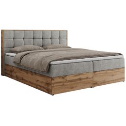 BOXBETT ALBERO 1 - 140/200 Grau Struktur - H3