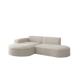 Fun M&ouml;bel ECKSOFA Palma Xs Ottomane Ascot Bukla