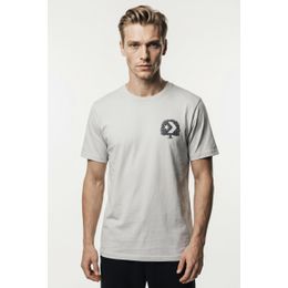 T-Shirt Converse "MEN'S Converse TREE T-SHIRT", Herren, Gr. S, grau (barely grau), Obermaterial: 100% Baumwolle, Shirts T-Shirt