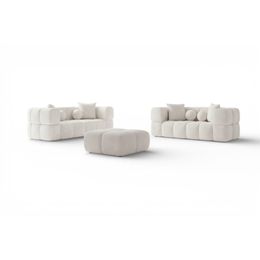 Fun M&ouml;bel SOFASET Vega 3-2 Inkl. Hocker