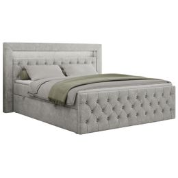 BOXBETT GOLD-9 LED 120/200 Hellgrau Struktur - H3