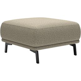 Sch&ouml;ner Wohnen Kollektion Polsterhocker "Tossa, smarte Erg&auml;nzung f&uuml;r dein Wohnzimmer, Breite 73 cm", sand melange, B:73cm H:43cm T:73cm, 24% Polyester, 76% Polyacryl, SCH&Ouml;NER WOHNEN-KOLLEKTION, Hocker, Polsterhocker, Flexibler Komfort, edle Optik & saugroboterfreundlich