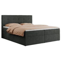 BOXBETT CENTO 120/200 Dunkelgrau Strukture - H3